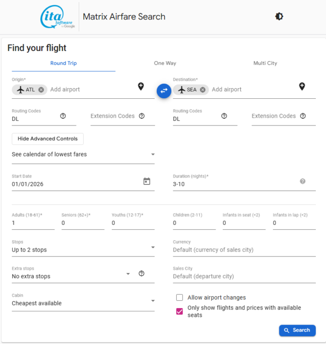 Delta: Atlanta – Seattle (and vice versa). $199 (Basic Economy) / $299 ...